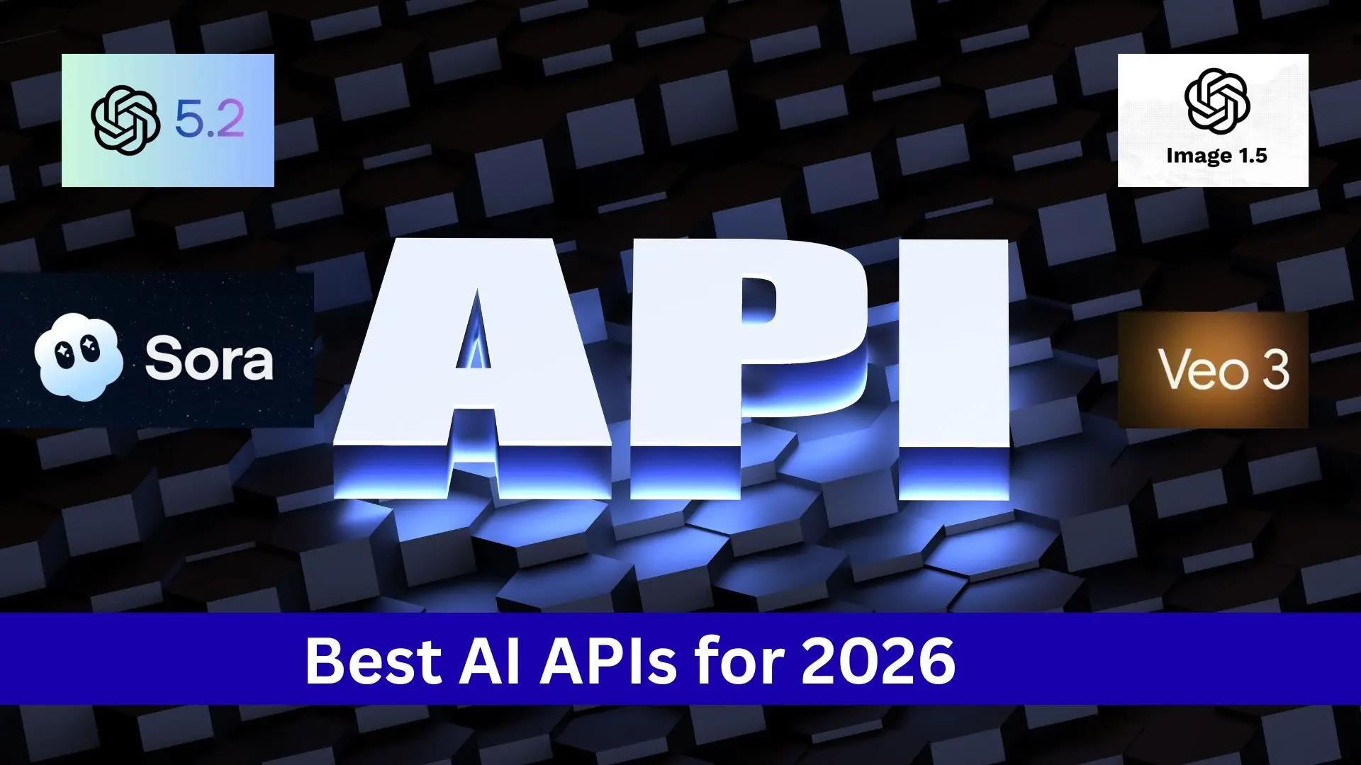 2026 年最佳 AI API：GPT-5.2、GPT Image 1.5、Sora 2 與 Veo 3.1 解析 - CometAPI - 一個 API 中的所有 AI 模型
