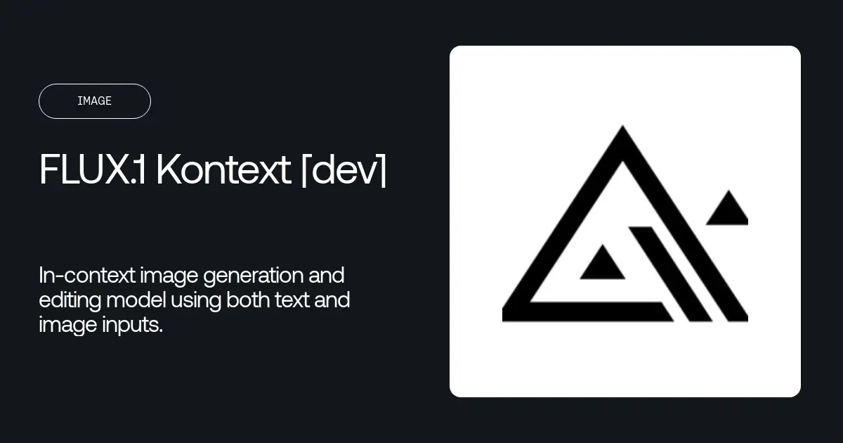 Black Forest Labs Launches FLUX.1 Kontext - CometAPI - All AI Models in One API