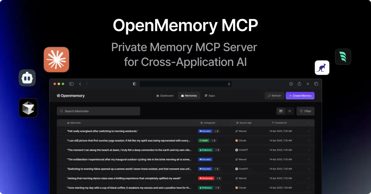 mem0 releases OpenMemory MCP - CometAPI